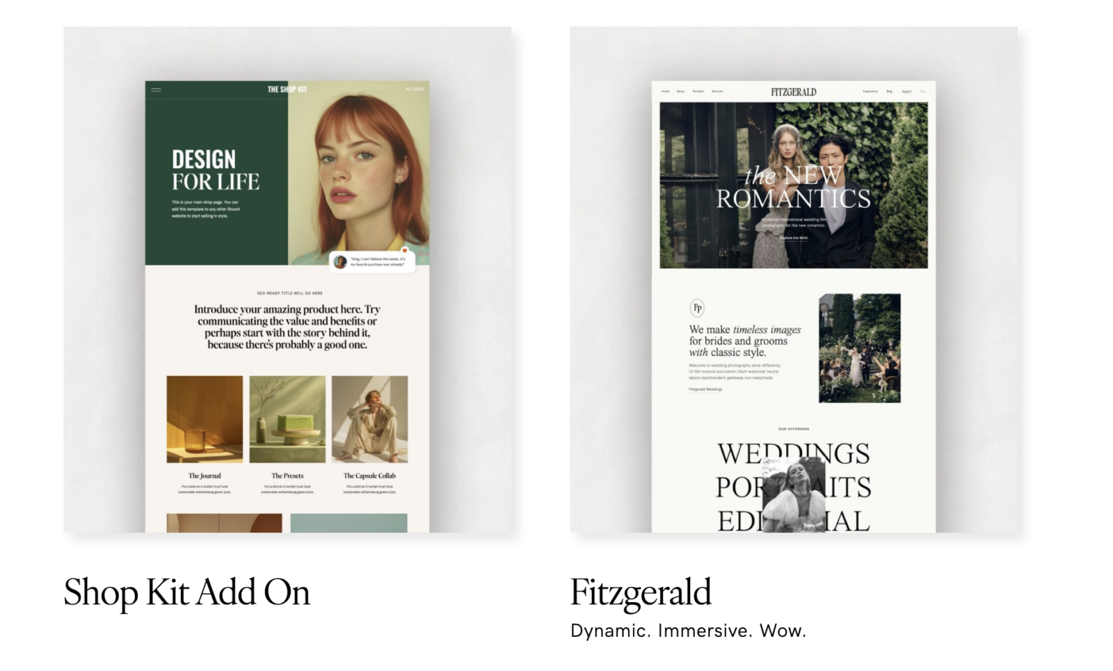 Best Showit Website Templates for Photographers
